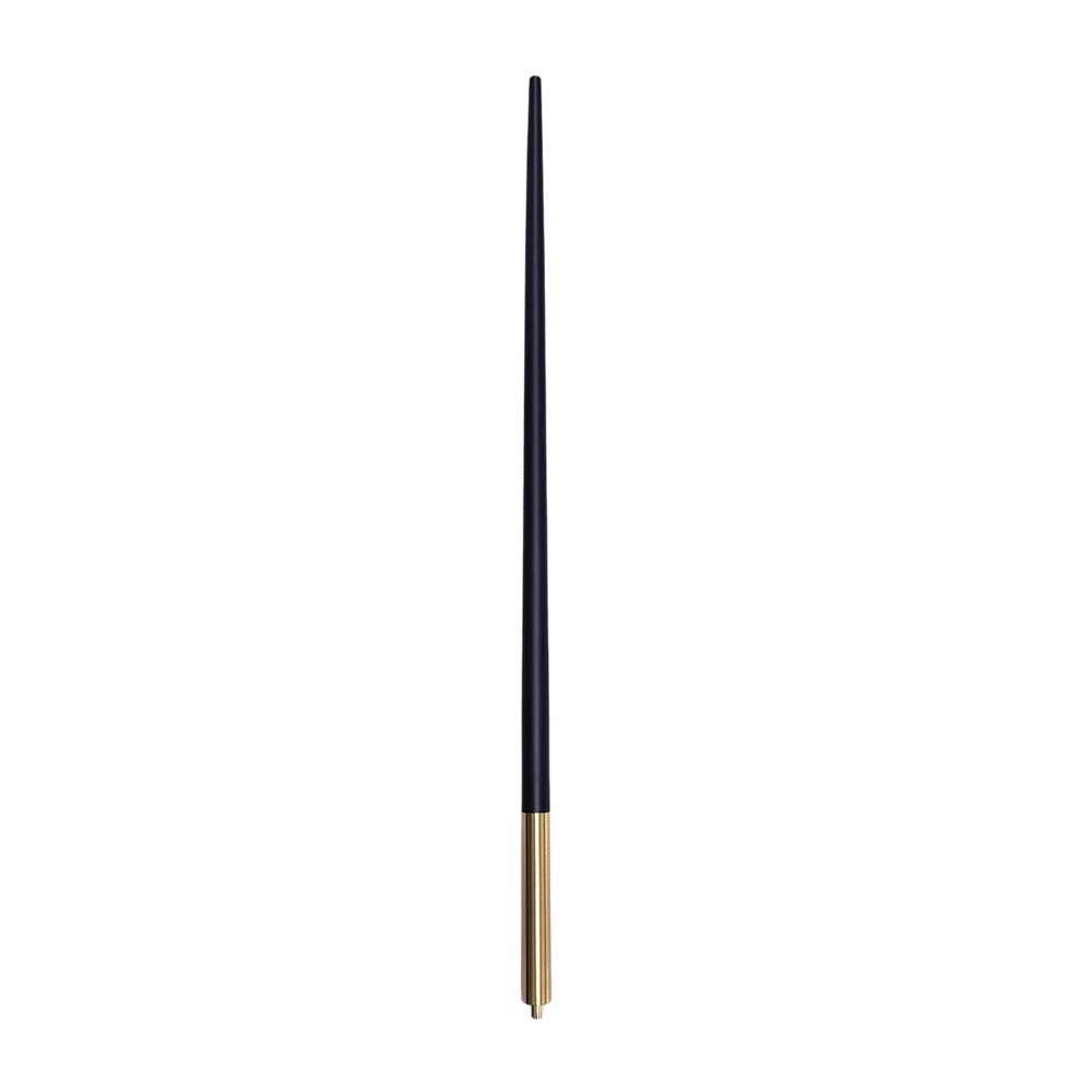 Metal Candle Stick Baluster M5040-BB Black w/ Brass Base – Singh Stair ...